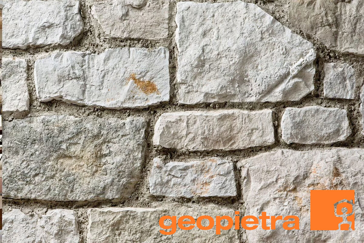 Geopietra Naturstein-Optik Verblender 123-123-BM-ModF grau, weiß nuanciert