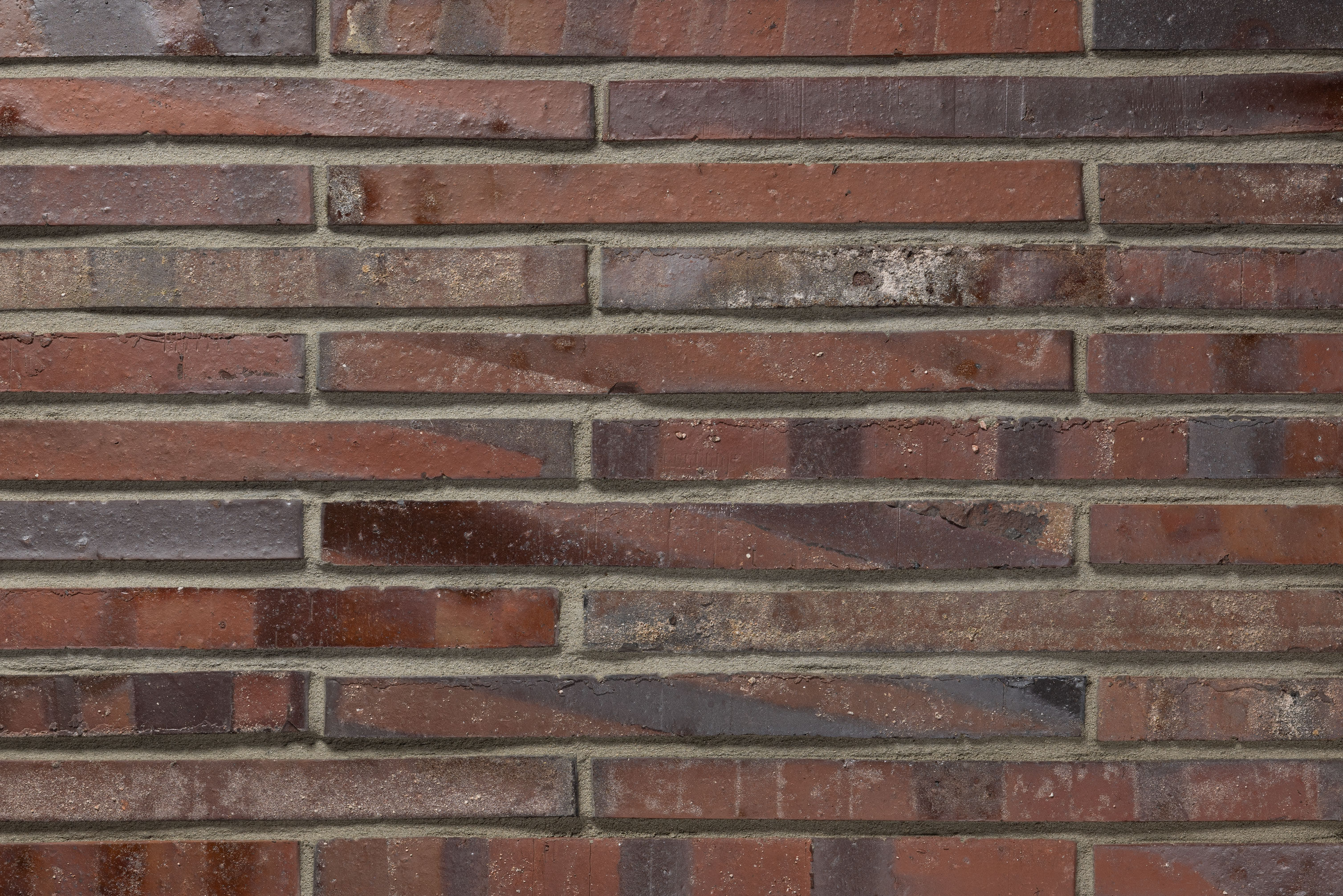 Ringofen-Klinker BK-116-125-ModF (Modulformat-Klinkerstein (ModF)) dunkelrot kohle bunt