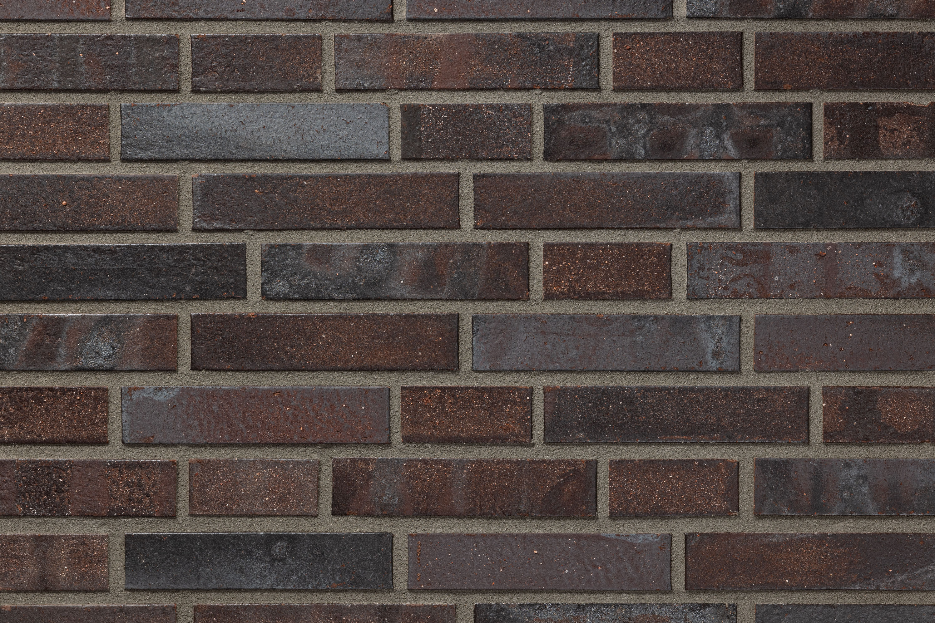 Hochwertige dunkle Klinker und Verblender in der Farbe Anthrazit ...