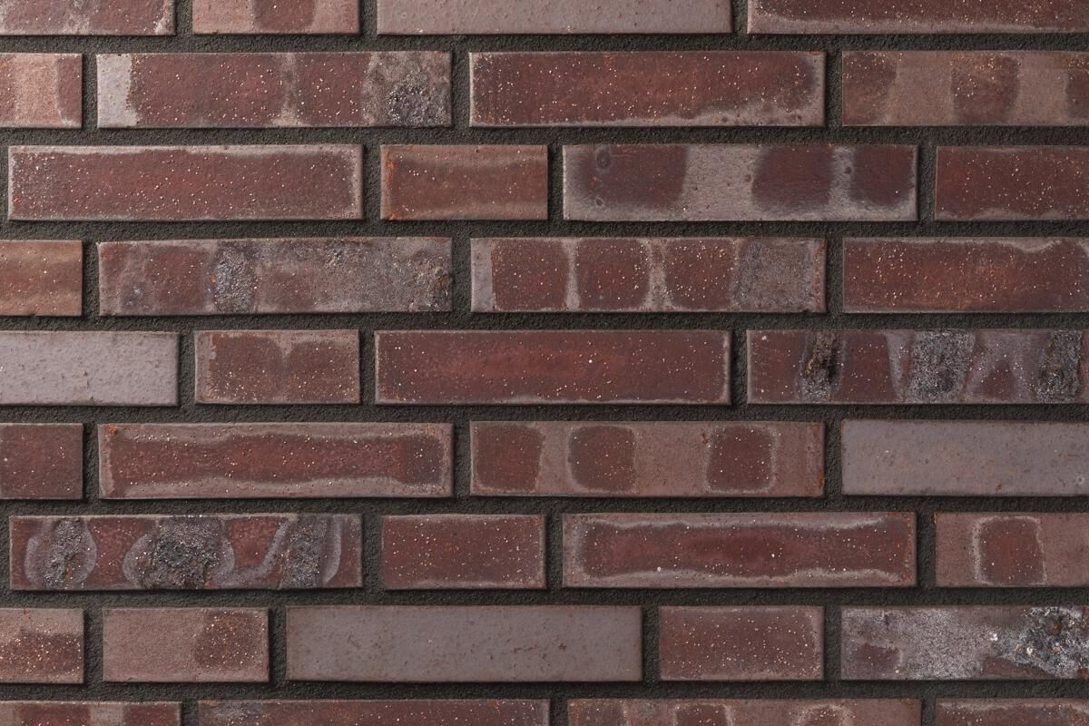 Hochwertige dunkle Klinker und Verblender in der Farbe Anthrazit ...